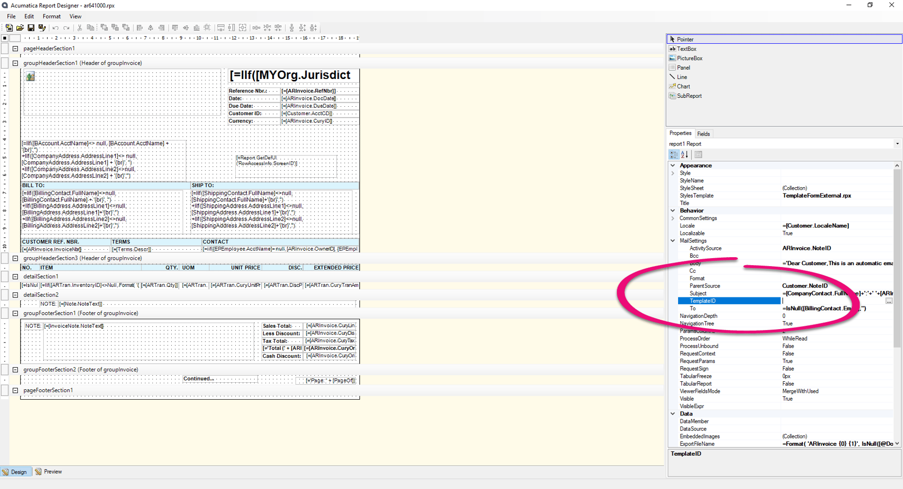 Attach Notification Template to Reports